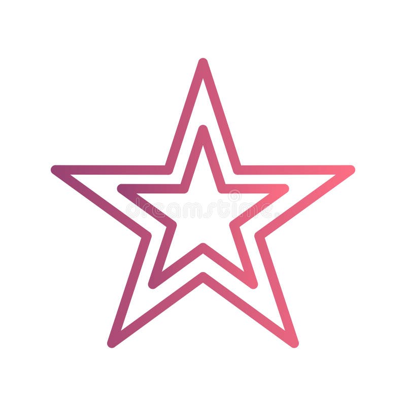 Illustration Star Icon for Personal and Commercial Use. Stock ...