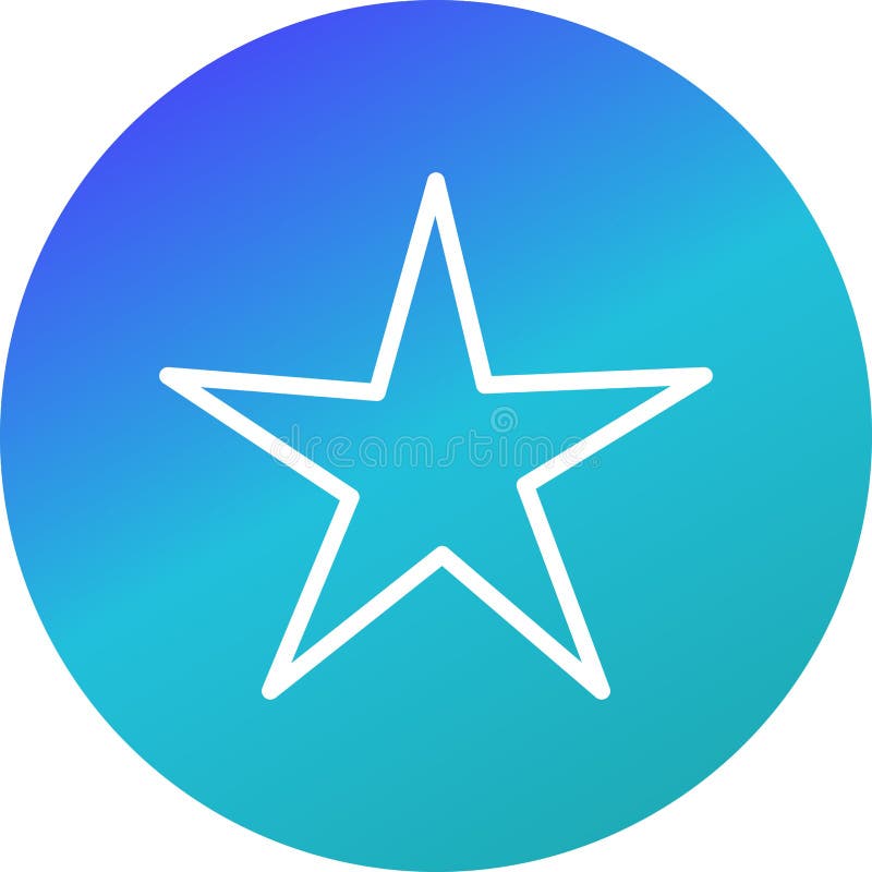Illustration Star Icon for Personal and Commercial Use. Stock ...