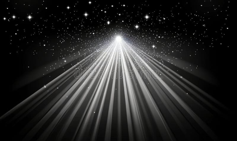 Illustration Starburst Radiant Particles Lines Creating Stunning ...