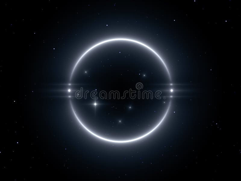 Starfield Light Phenomenon Background Stock Illustration - Illustration ...