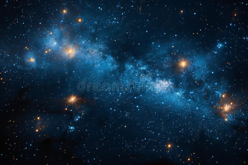 The Starry Night Sky with Some Stars, High Quality, High Resolution ...