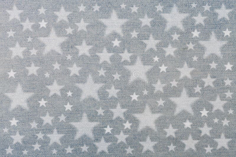 Illustration of Stars on Blue Denim Stock Illustration - Illustration ...