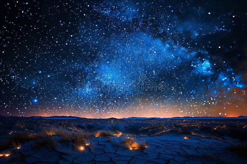 Stars in the Sky at Night Time, High Quality, High Resolution Stock ...