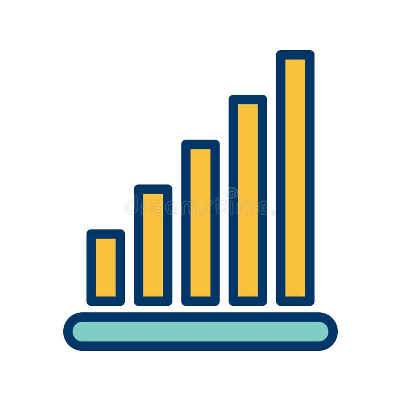 Illustration Statistics Icon for Personal and Commercial Use. Stock ...