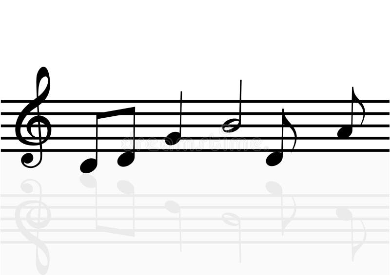 Sheet of music stave notes stock vector. Illustration of stave - 31409045