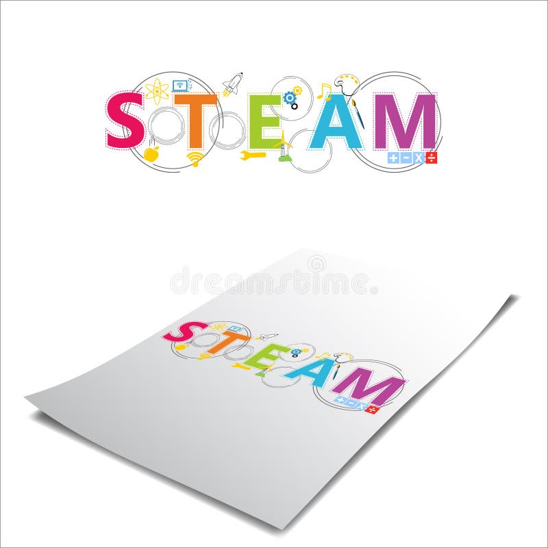 Illustration of STEAM stock vector. Illustration of cartoon - 173551213