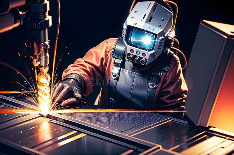 Futuristic Welder Stock Illustrations – 538 Futuristic Welder Stock ...
