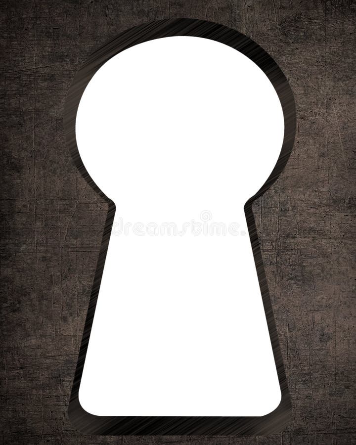 Steel, Metal Keyhole stock image. Image of abstract - 172064393