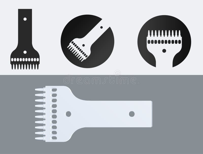 Illustration of a Step Punch, a Tool for Artisans Working with Leather ...