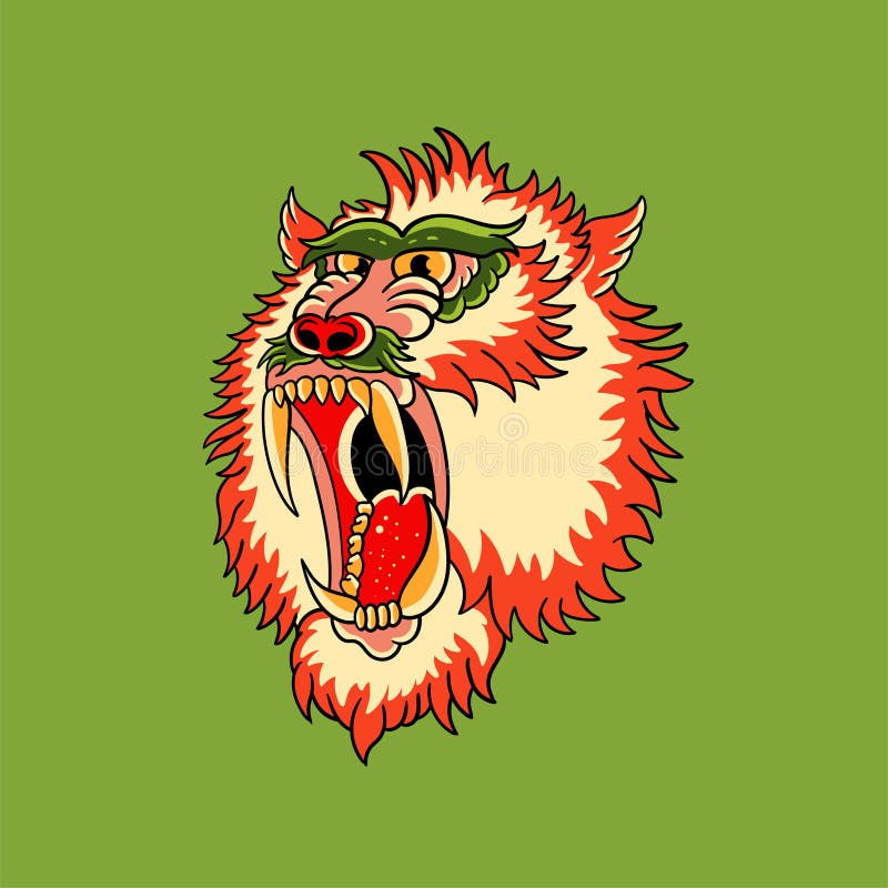 Baboon Sticker Stock Illustrations – 215 Baboon Sticker Stock ...