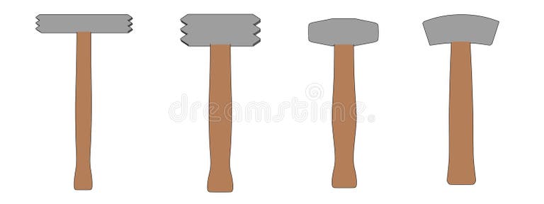 Illustration of Stone Hammers Stock Illustration - Illustration of ...
