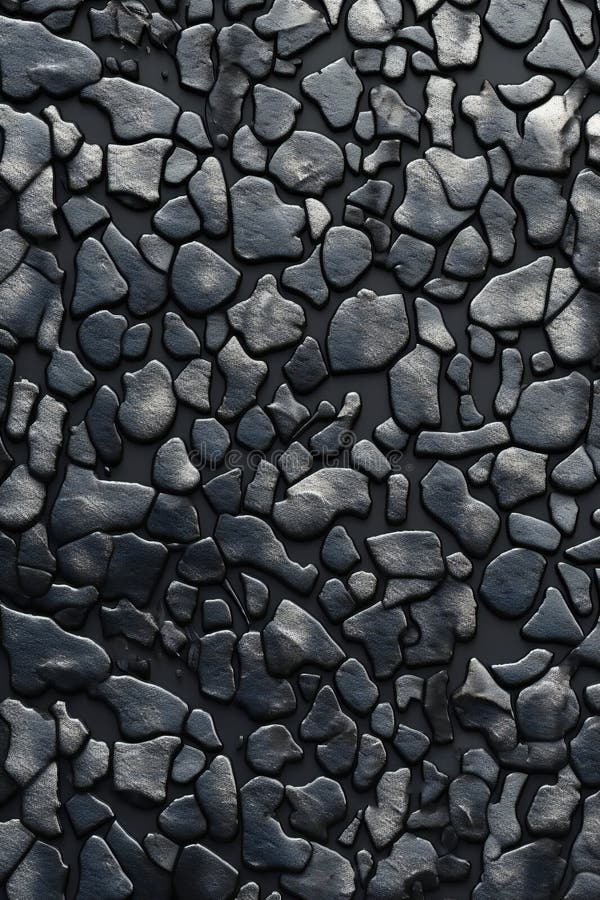 Stone Wall with Small Pebbles, Seamless Texture Stock Illustration ...