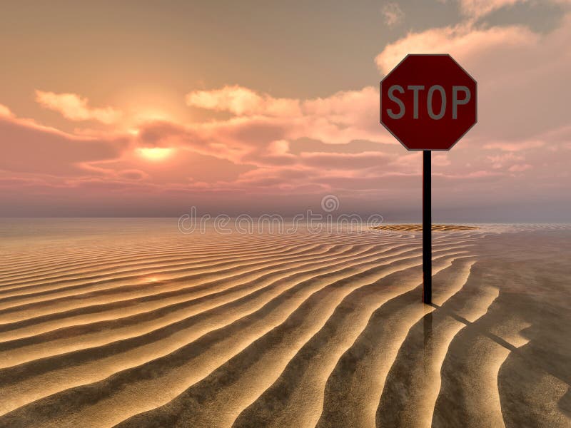 Illustration of a Stop Sign Stock Illustration - Illustration of stop ...