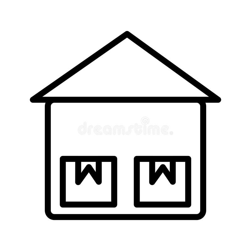 Illustration Storage Unit Icon for Personal and Commercial Use. Stock ...