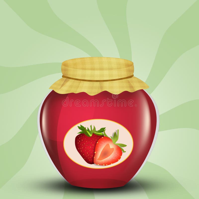 Illustration of Strawberry Jam Stock Illustration - Illustration of ...