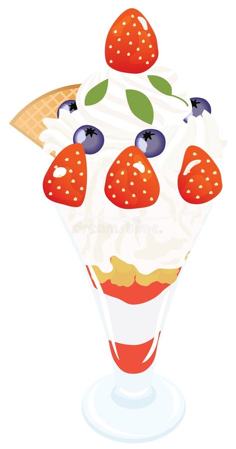 Strawberry Parfaits Stock Illustrations – 23 Strawberry Parfaits Stock ...