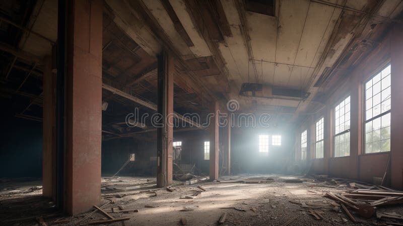 Run Down Commercial Building Stock Illustrations – 16 Run Down ...