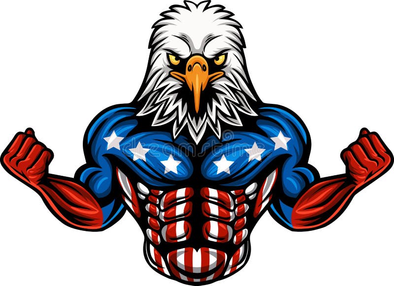 Bald Eagle Muscle Stock Illustrations – 29 Bald Eagle Muscle Stock ...