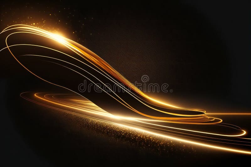 Stylish Light Effect on a Black, Abstract Background, Abstract, Colors ...