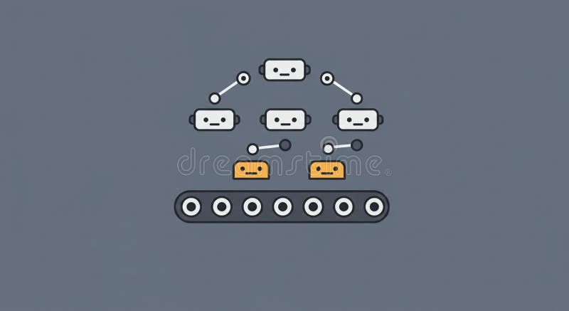 Stylized Assembly Line Stock Illustrations – 264 Stylized Assembly Line ...