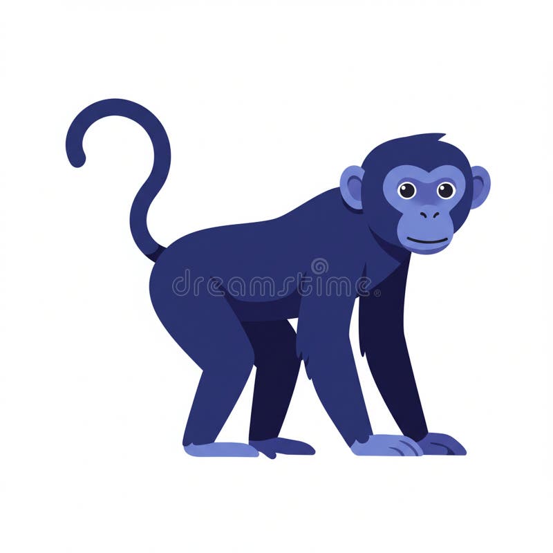 Side Profile Monkey Stock Illustrations – 403 Side Profile Monkey Stock ...