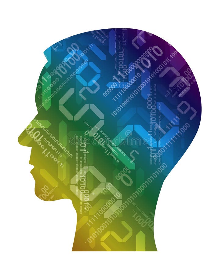 Binary Numbers Head Stock Illustrations – 930 Binary Numbers Head Stock ...