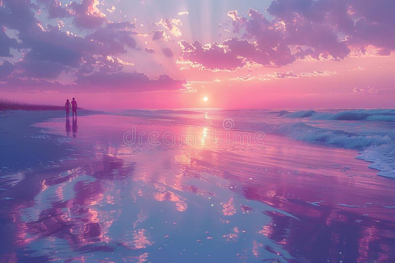 Illustration of Sunset Color Hd Wallpaper Screenshot, High Quality ...