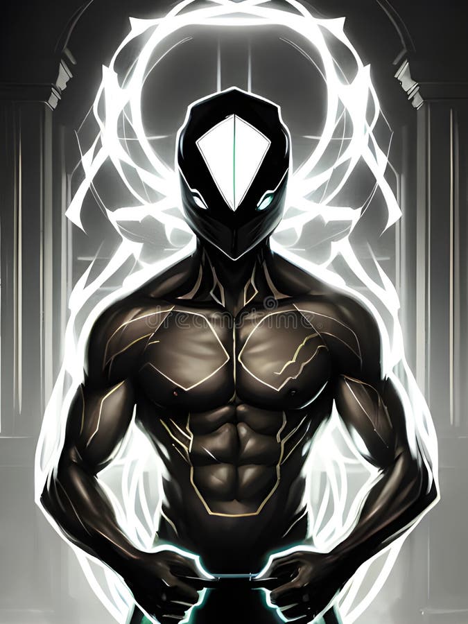 Illustration of a Superhero with a Magic Power, Ai Generated Stock ...