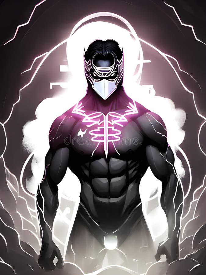 Illustration of a Superhero with a Magic Power, Ai Generated Stock ...