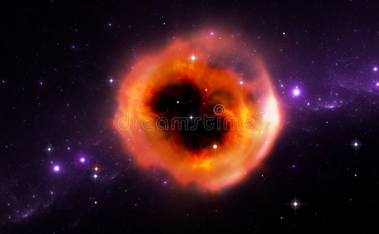Illustration of the Supernova Explosion Stock Illustration ...