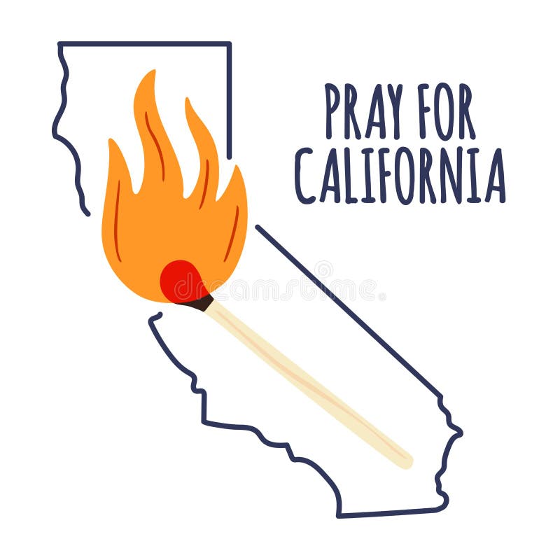 Illustration in Support of the Southern California after a Wildfires ...