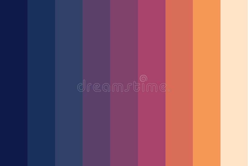 Illustration of Sweet Color Palette Stock Illustration - Illustration ...