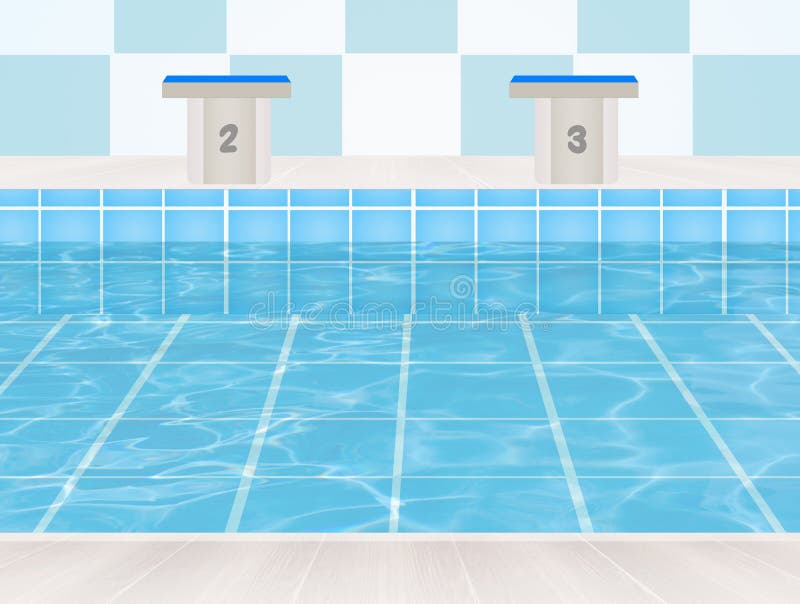 The swimming pool stock illustration. Illustration of sport - 143020132