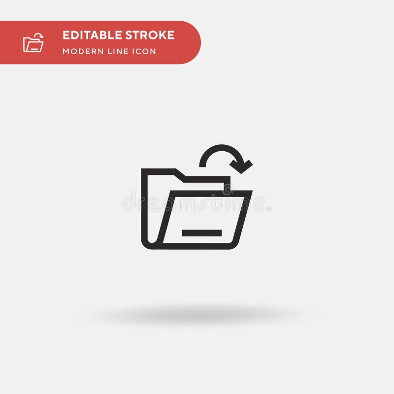 Open Simple Vector Icon. Illustration Symbol Design Template for Web ...