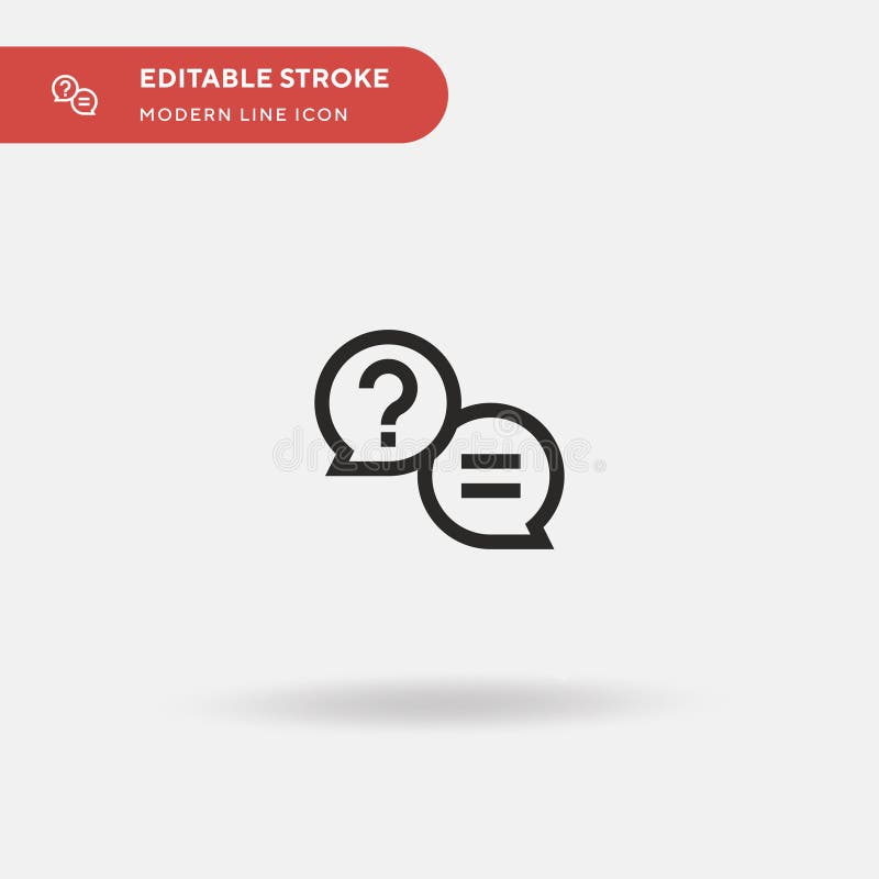 Qa Simple Vector Icon. Illustration Symbol Design Template for Web Mobile UI Element. Perfect ...