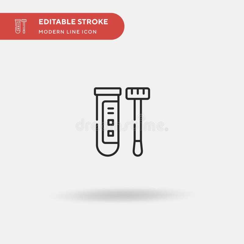 Test Simple Vector Icon. Illustration Symbol Design Template for Web ...