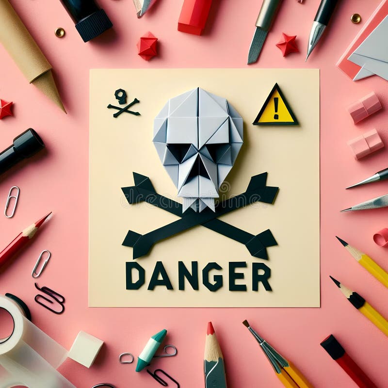 Illustration of the Symbol that Represents Danger Danger Stock ...