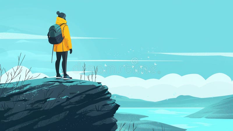 Illustration Symbolizing Emotional State of Waiting and Time Passing ...