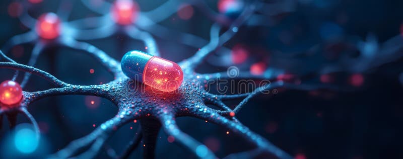 Illustration Symbolizing Medical Research in Diseases of the Nervous ...