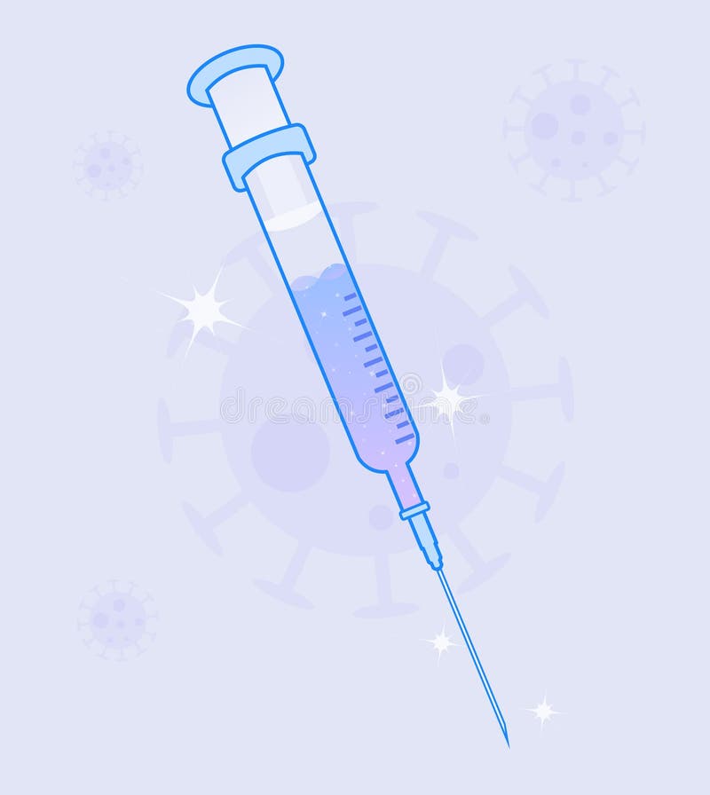Illustration of Dreamy Syringe with Gradient Magic Liquid Stock Vector ...