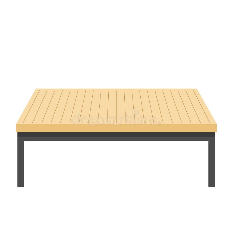 Isolated of Table and Chair-Vector Illustration Stock Vector ...