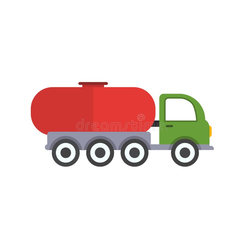 Illustration Tank Truck Icon for Personal and Commercial Use. Stock ...