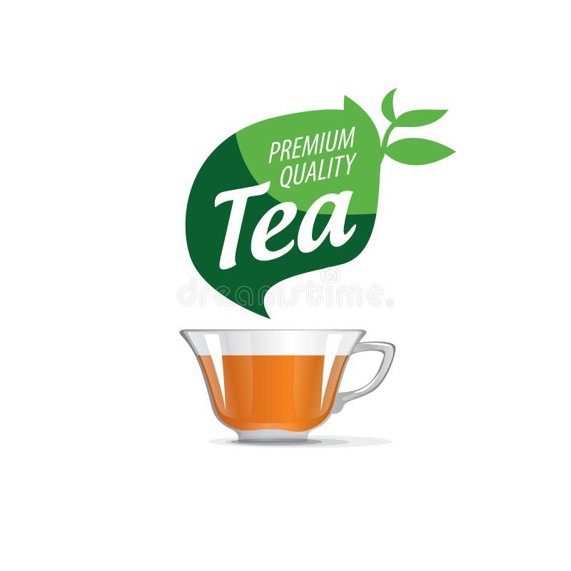 Vector logo tea stock vector. Illustration of business - 126239860