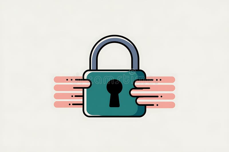 Cybersecurity Data Protection Multiple Access Attempts Secured Padlock ...