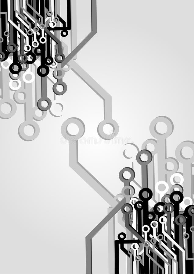 Illustration of Tech Background Design Stock Vector - Illustration of ...
