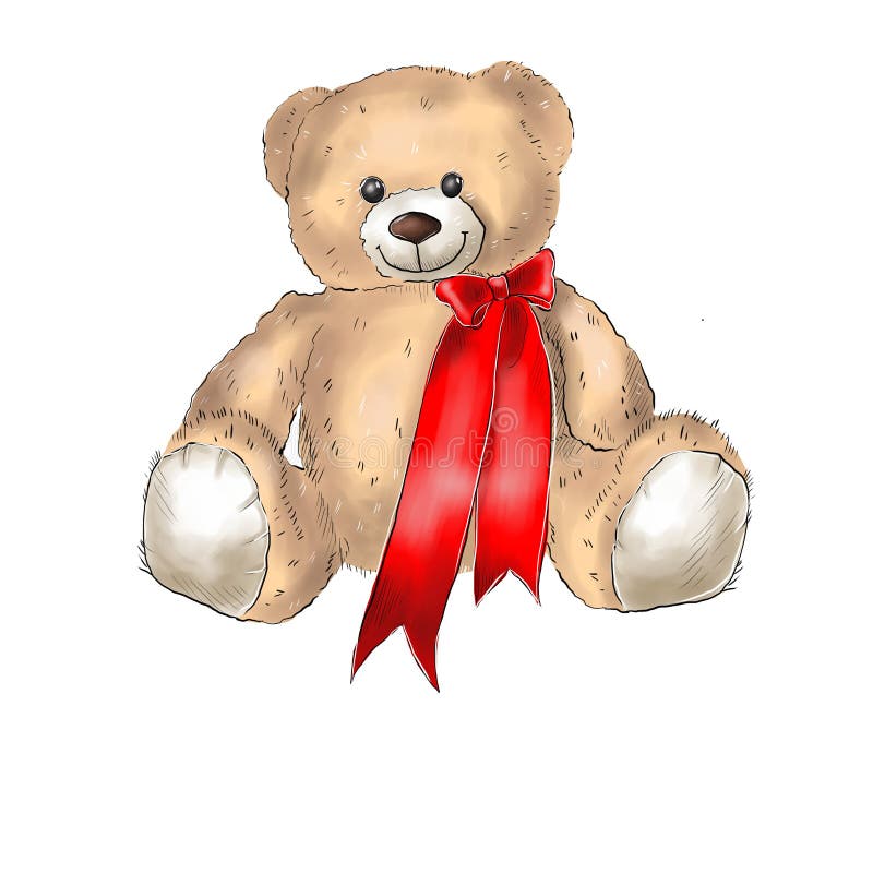 Red Teddy Bear Clip Art