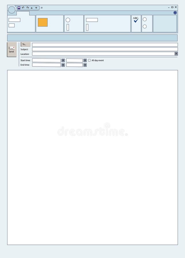 Illustration on the Theme of Technology and Communication Stock Vector ...