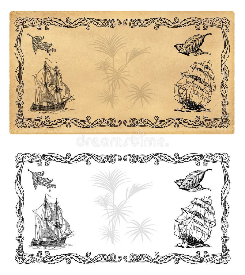 Illustration Template for Spice Labels Stock Illustration ...