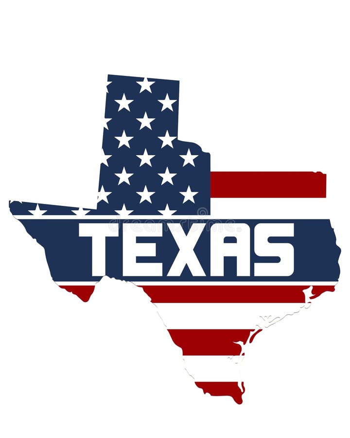 Map of Texas State stock illustration. Illustration of poster - 106121026