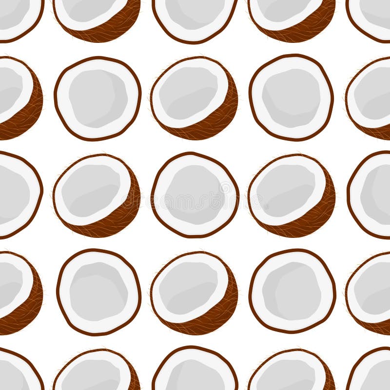 Seamless coconut leaves stock vector. Illustration of forest - 28722113